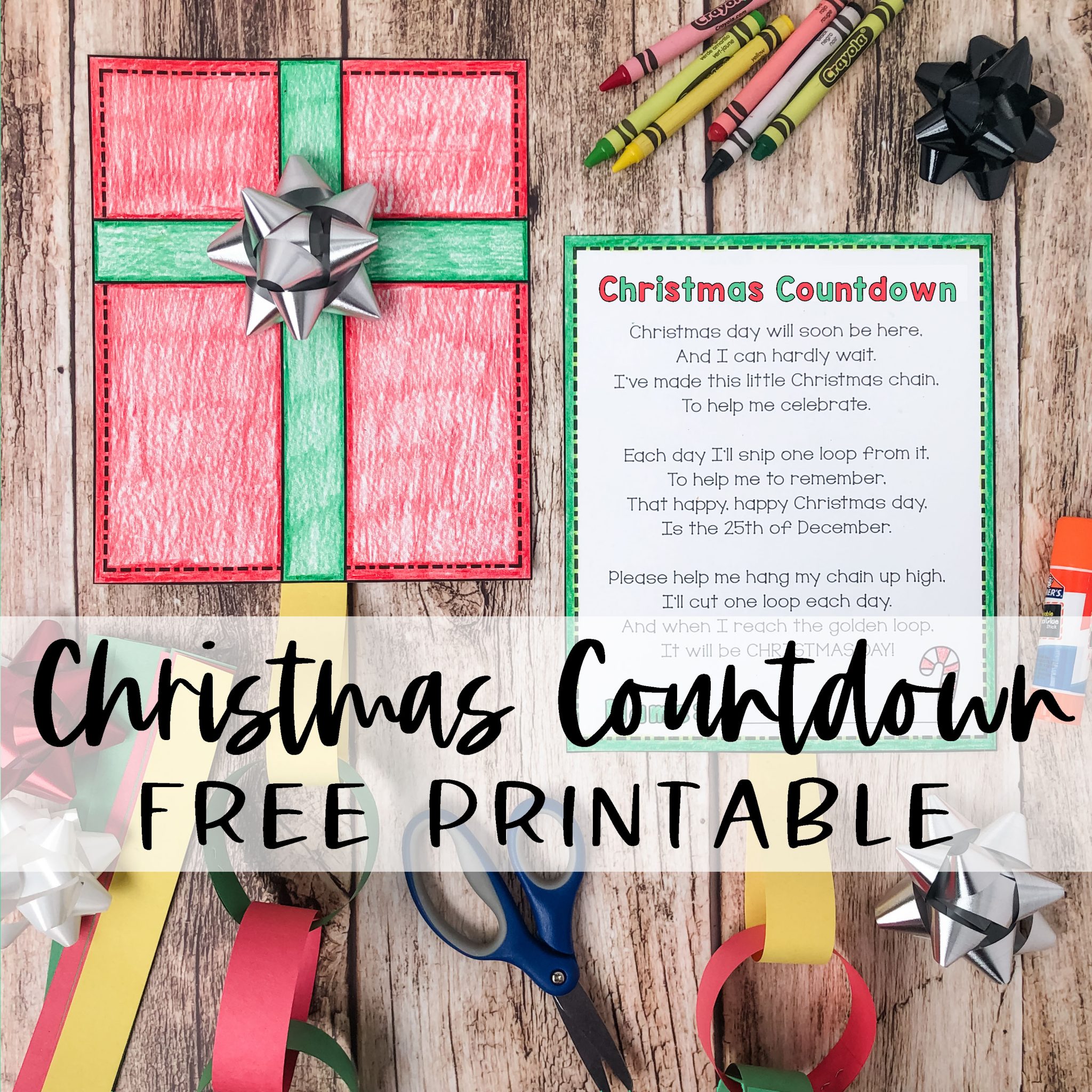 Christmas Countdown Freebie - The Teacher Wife