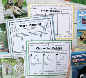 90+ Reading Comprehension Worksheets & Graphic Organizers for Any Book