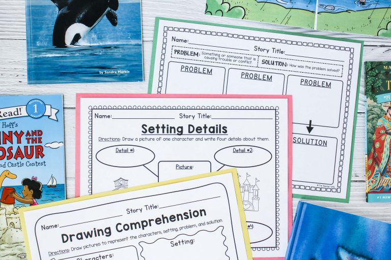 90+ Reading Comprehension Worksheets & Graphic Organizers for Any Book