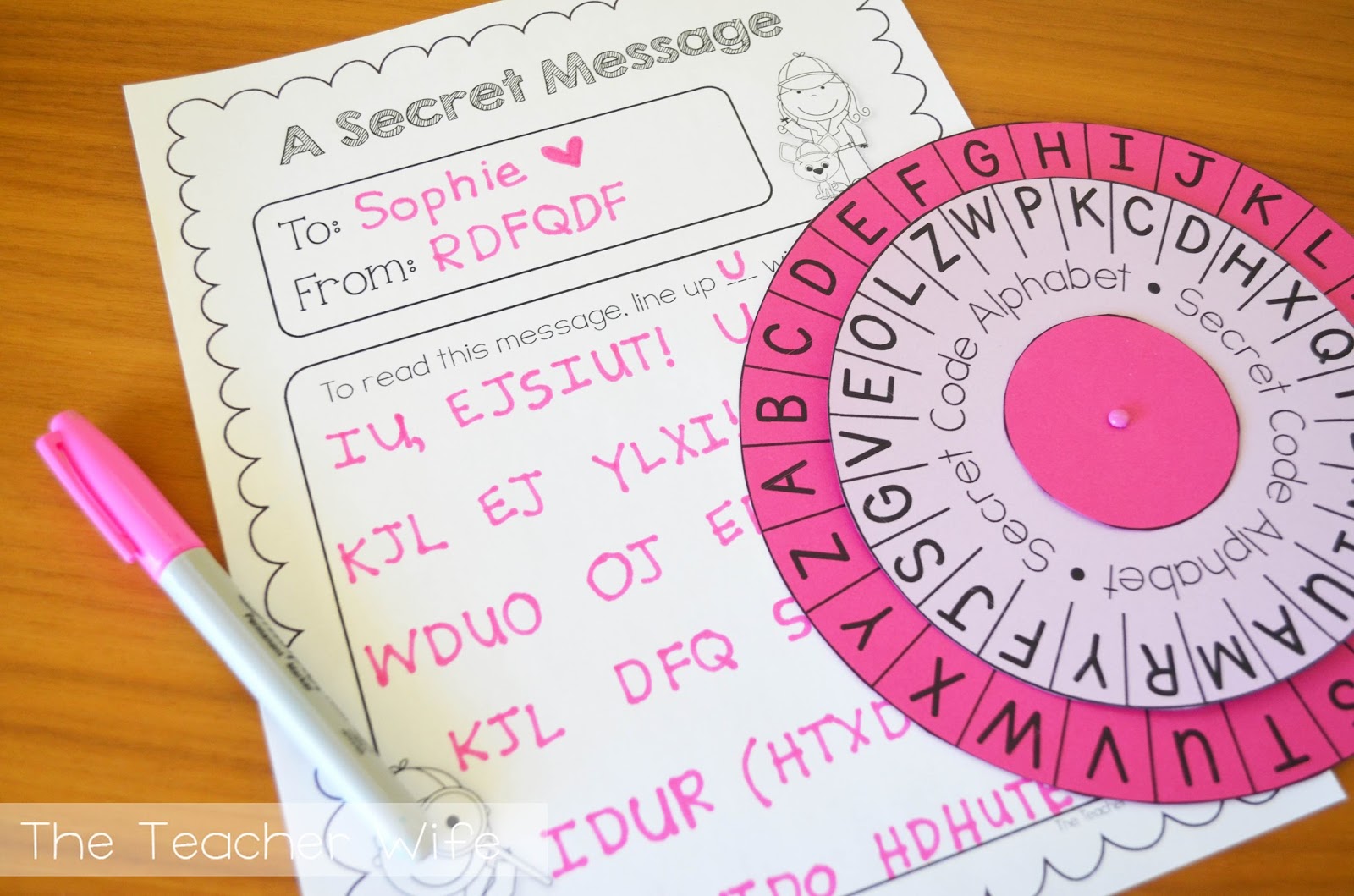 Secret Code Freebie The Teacher Wife Secret Code Freebie The Teacher Wife