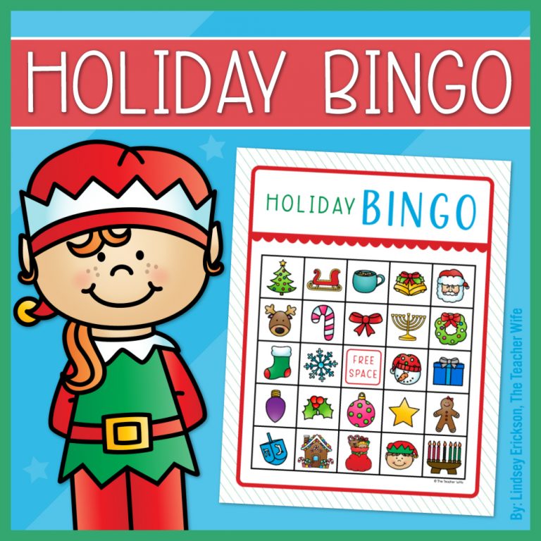 Holiday Bingo Set - The Teacher Wife