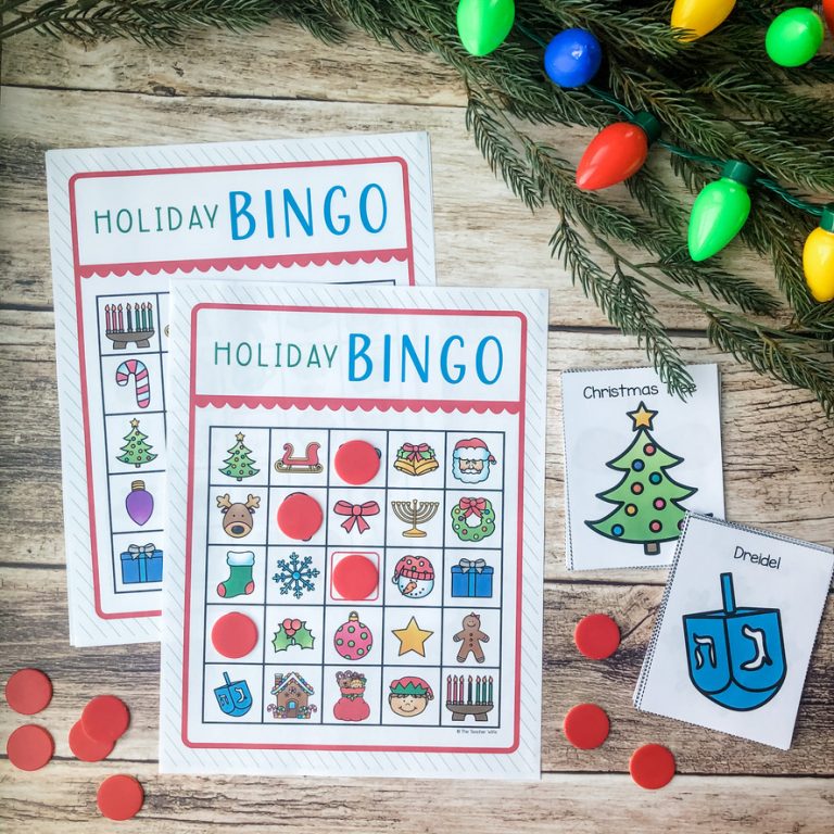 Holiday Bingo Set - The Teacher Wife