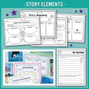90+ Reading Comprehension Worksheets & Graphic Organizers for Any Book
