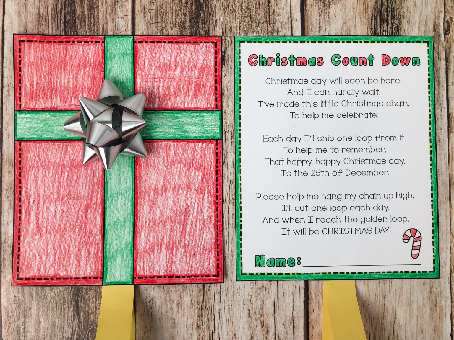Christmas Countdown Freebie - The Teacher Wife