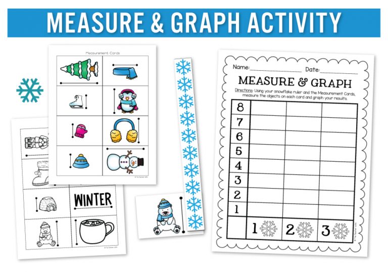 Snowflake Measuring- Nonstandard Measurement Practice - The Teacher Wife