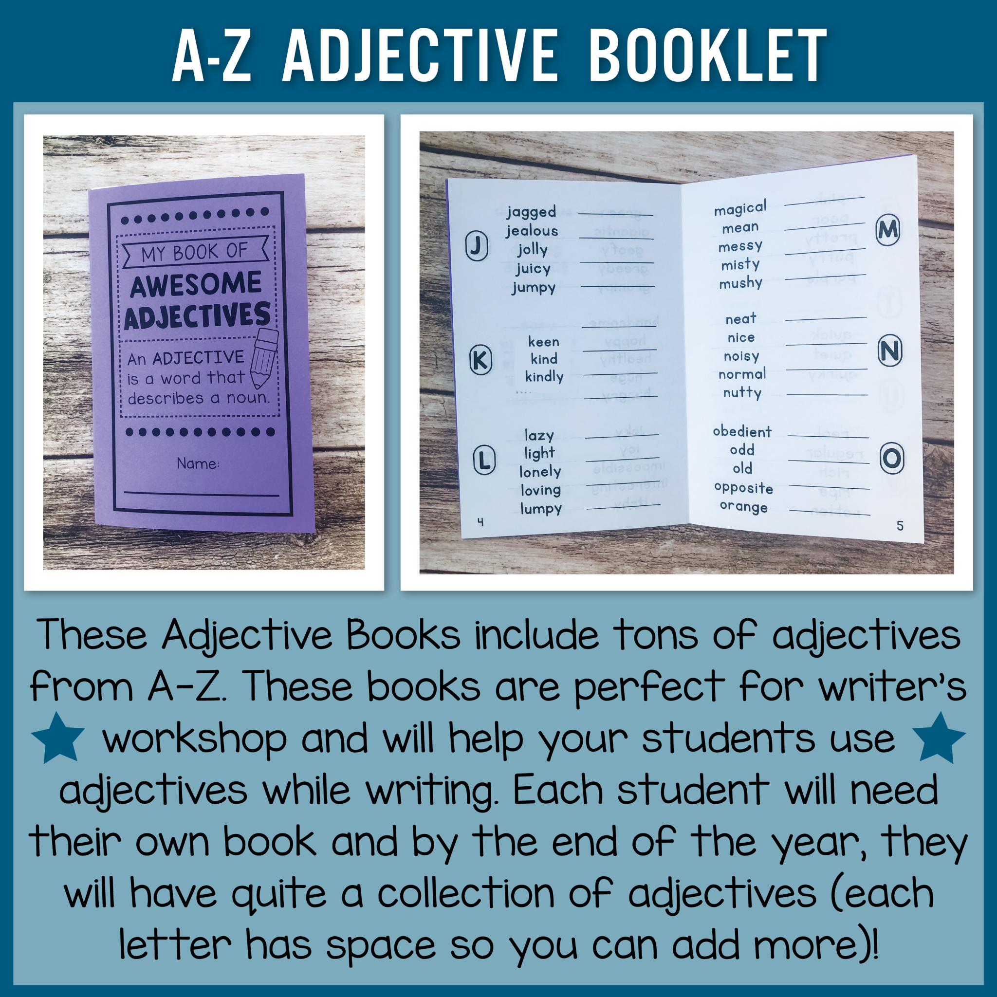 Awesome Adjectives Packet - The Teacher Wife