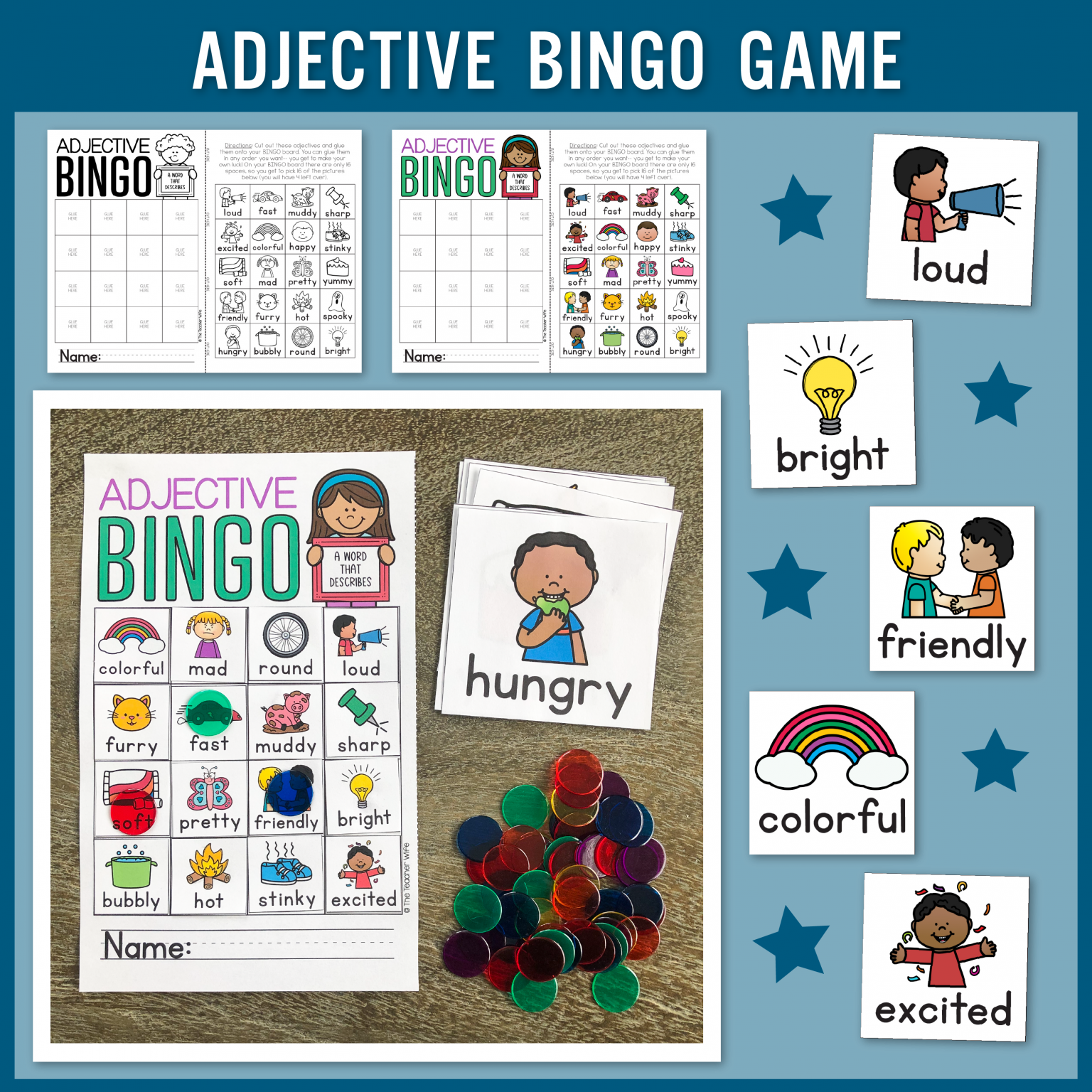 Awesome Adjectives Packet - The Teacher Wife