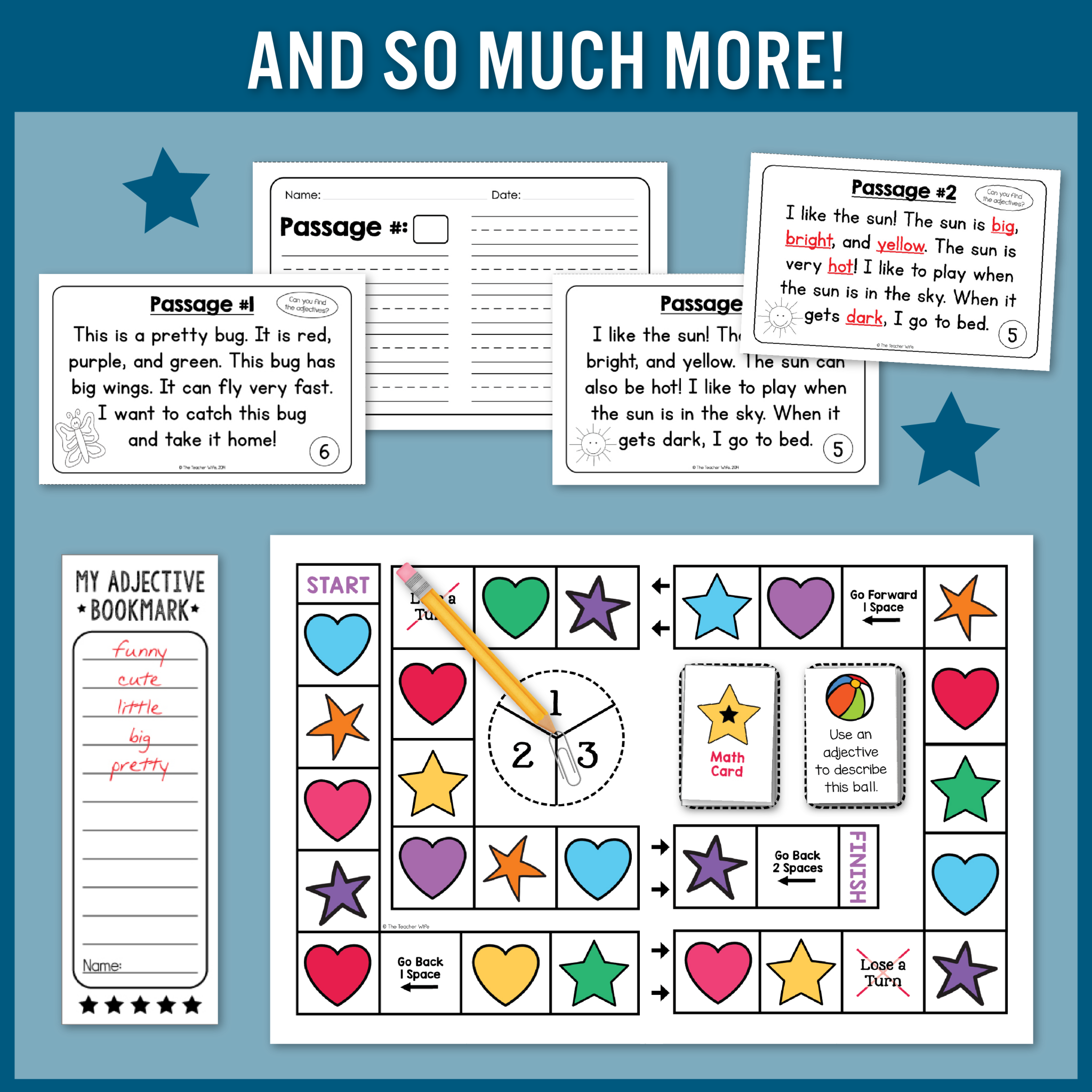 Awesome Adjectives Packet - The Teacher Wife