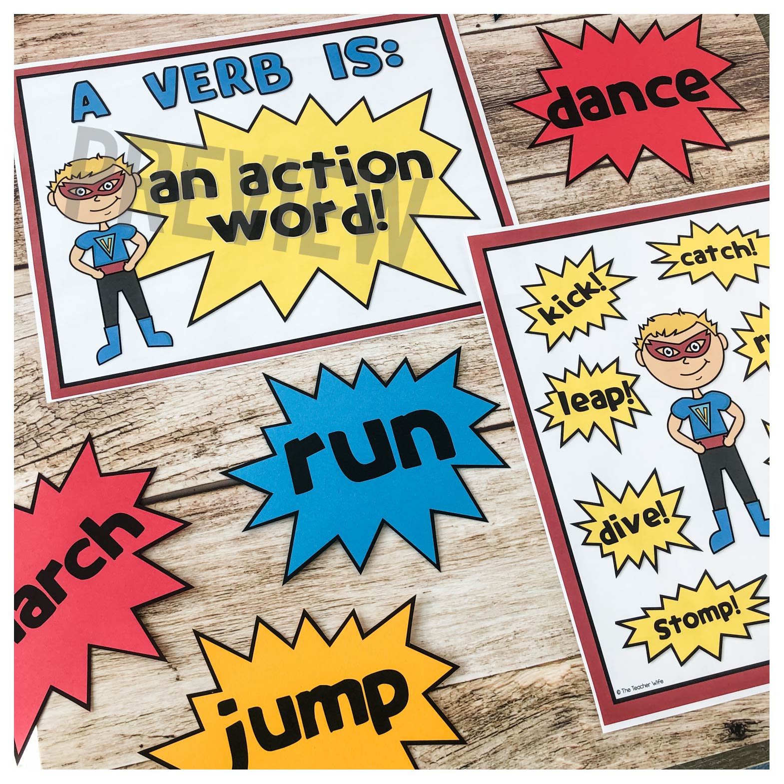 Teaching Action Verbs - The Teacher Wife