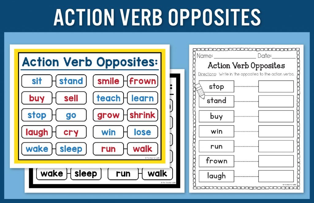 Teaching Action Verbs - The Teacher Wife