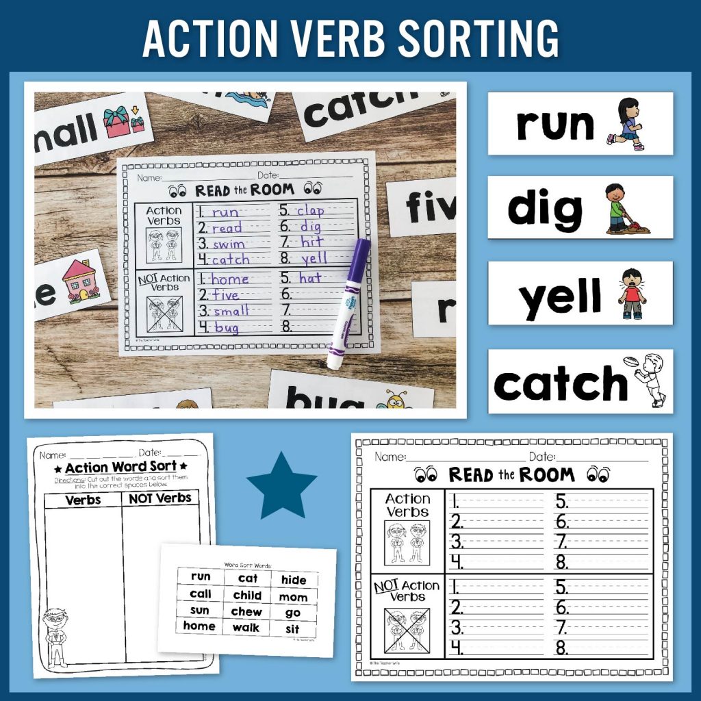 Teaching Action Verbs - The Teacher Wife