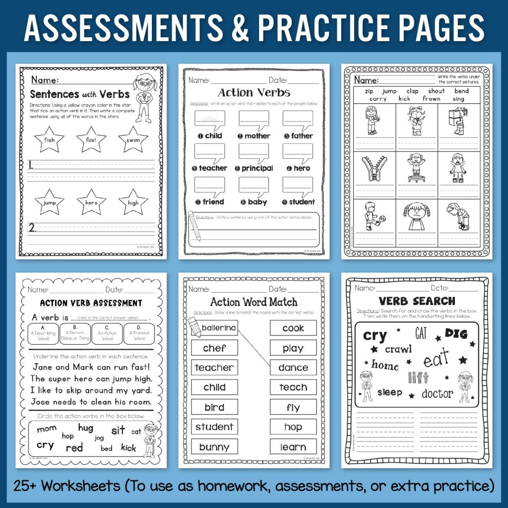 Teaching Action Verbs - The Teacher Wife