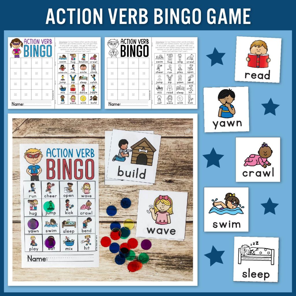 Teaching Action Verbs - The Teacher Wife