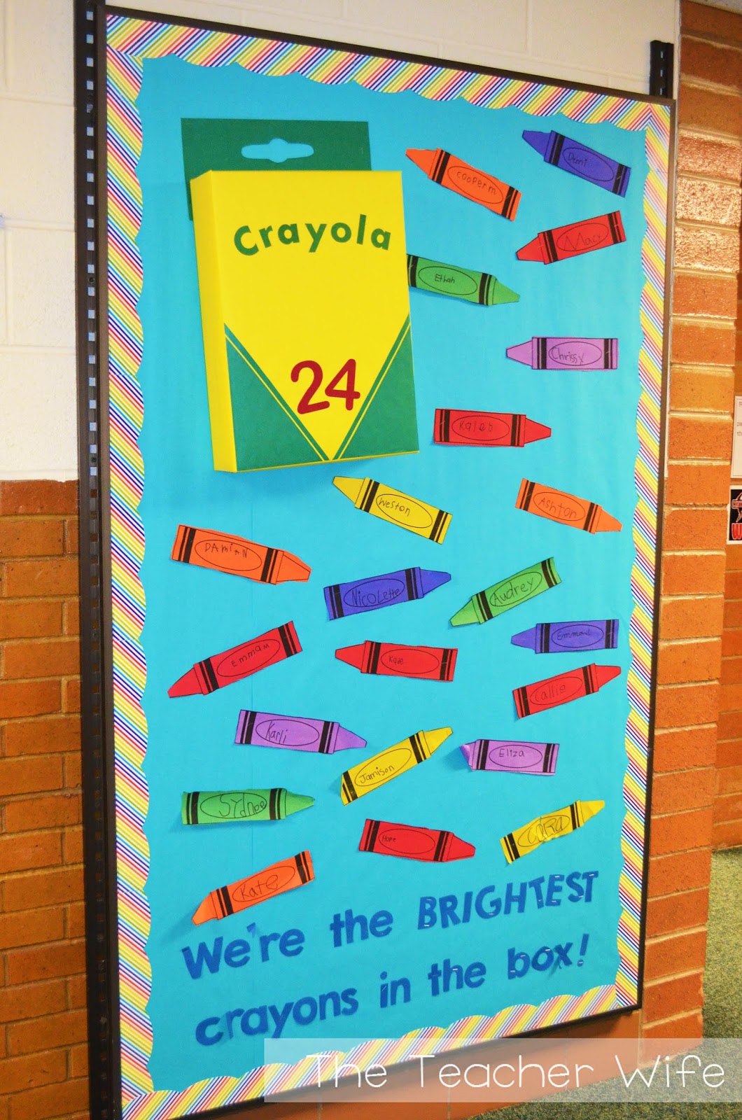 Back To School Bulletin Board Idea The Teacher Wife